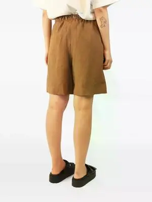 MARGARET HOWELL Elasticated Waist Linen Shorts