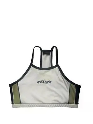 GV GALLERY Logo-print Sports Bra - Neutrals