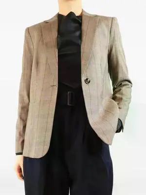 FRAME Check-pattern Blazer
