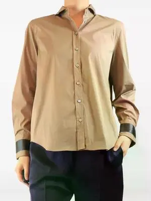 Brunello Cucinelli Cotton Shirt - Brown