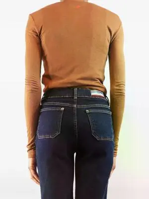 Victoria Beckham Slim Fit Long Sleeve Bodysuit