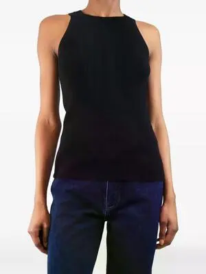 ISSUE TWELVE Zoe Round-neck Vest Top - Black