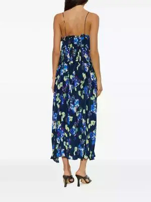 Ulla Johnson Silk Floral Maxi Dress