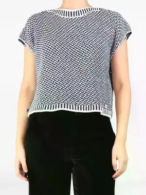 Carolina Herrera Sleeveless Knit Blouse