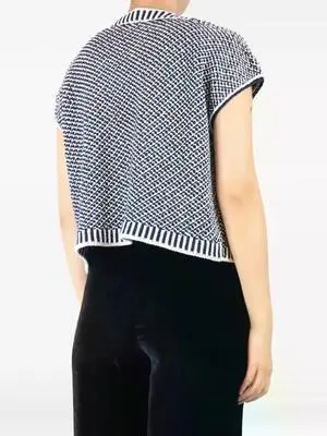 Carolina Herrera Sleeveless Knit Blouse
