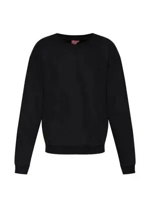 DIESEL® Embroidered Logo Crew Neck Sweater