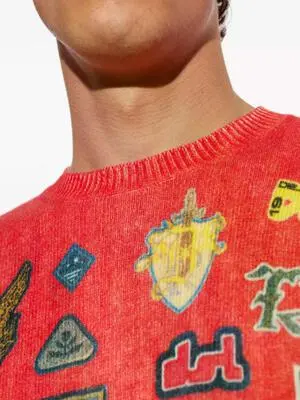 DIESEL® K-patcy Patch-detail Sweater