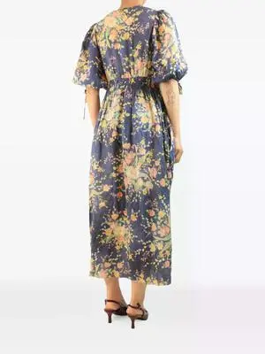 Zimmermann Floral Print Midi Dress