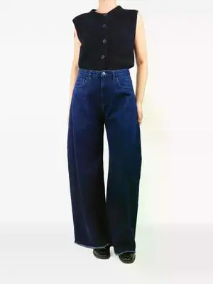 MARQUES' ALMEIDA Wide-leg Raw Hem Jeans