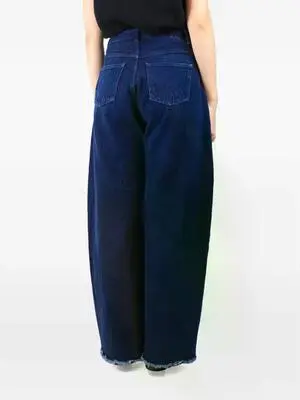 MARQUES' ALMEIDA Wide-leg Raw Hem Jeans