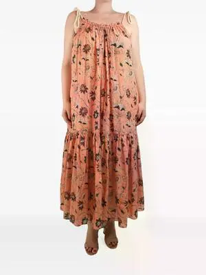 Ulla Johnson Primrose Cari Floral-print Maxi Dress - Orange