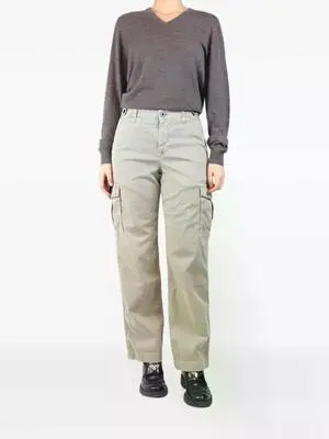 JAMES PERSE Grey Cargo Trousers