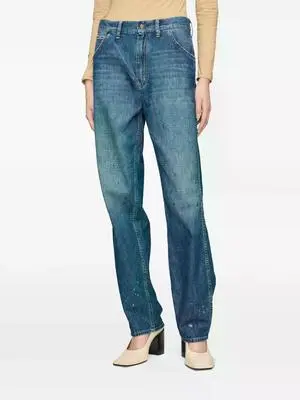 MAISON MARGIELA Paint-splatter Straight-leg Jeans