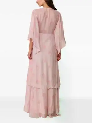 LoveShackFancy Brinley Floral Print Maxi Dress