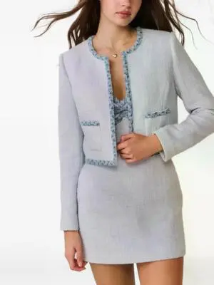 LoveShackFancy Azula Bouclé Jacket