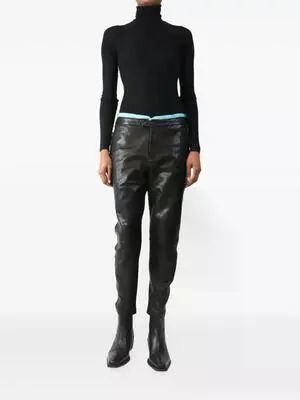 Rag & Bone Side-stripe Leather Trousers