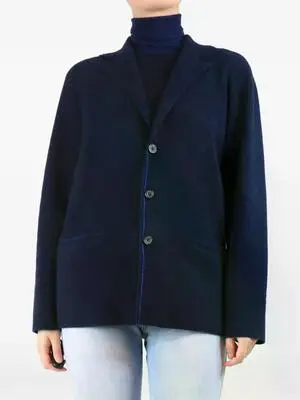 Guest In Residence Notched-lapel Button-front Cardigan