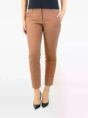 Brunello Cucinelli Cropped Tapered Trousers - Neutrals