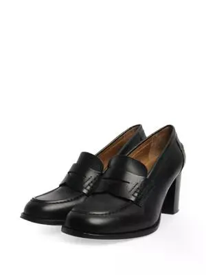 A.p.c. Leather High-heeled Loafers