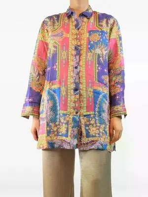 Etro Floral Print Shirt - Blue