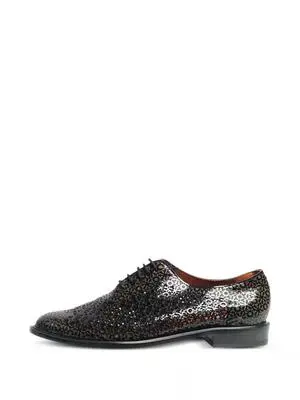 Clergerie Laser-cut Leather Shoes - Black