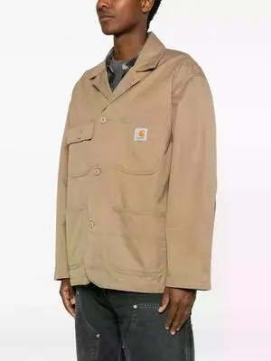Carhartt Work In Progress Logo-patch Button-up Jacket