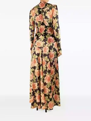 Rabanne Floral Print Maxi Dress