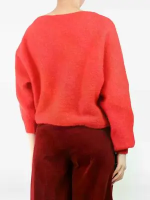 Ba&sh Off-shoulder Long-sleeved Sweater