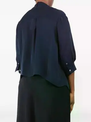 MORGANE LE FAY Silk Pussy-bow Blouse