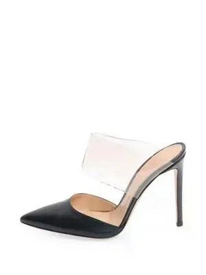 GIANVITO ROSSI Virtua Pointed-toe Mules - White