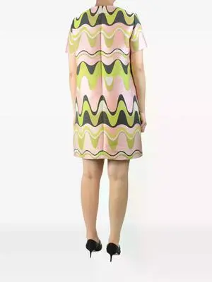 Emilio Pucci Wave-jacquard Mini Dress