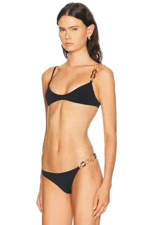 Christopher Esber Tortoise Chain Link Bikini Top