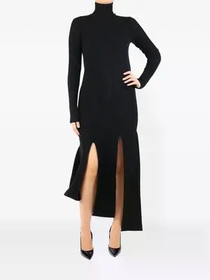 Bottega Veneta Ribbed High-neck Dress