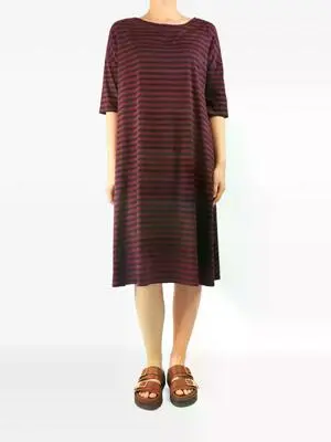 Apuntob Striped Midi Dress