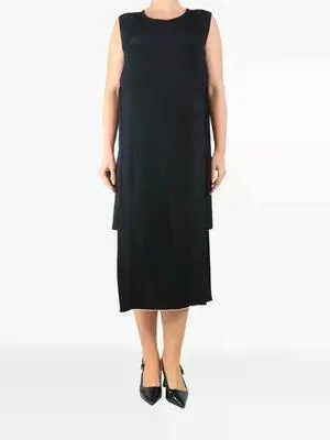 N°21 Ribbed Sleeveless Midi Dress - Black