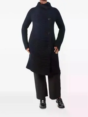 JIL SANDER Ribbed Cashmere Coat