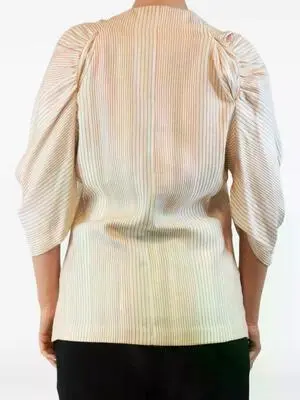 EMILIA WICKSTEAD Striped Puffed-sleeve Shirt