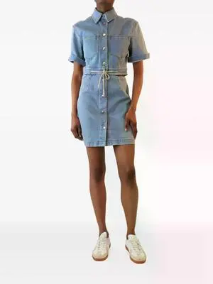 Nanushka Classic Collar Button-down Mini Dress