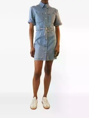 Nanushka Classic Collar Button-down Mini Dress