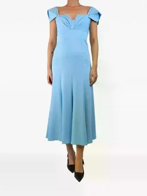 Roland Mouret Cap-sleeved Midi Dress