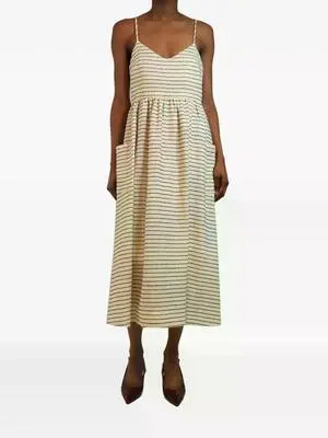 Mara Hoffman Striped Midi Dress
