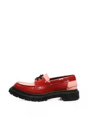 ADIEU PARIS Colour-block Boat Shoes
