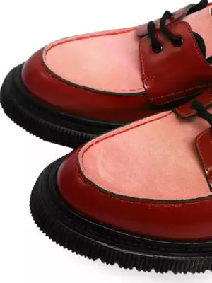 ADIEU PARIS Colour-block Boat Shoes