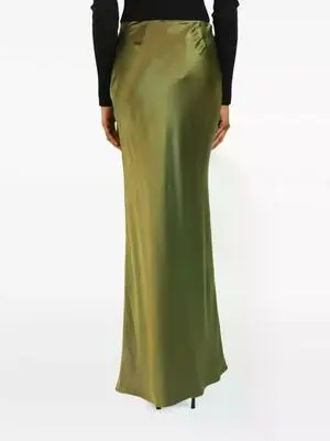 Cult Gaia Satin Maxi Skirt