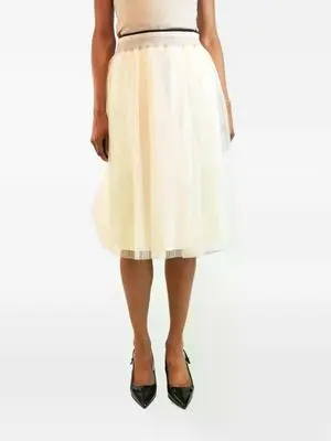 Brunello Cucinelli Tulle Midi Skirt