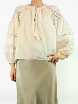Ulla Johnson Crochet Detail Blouse