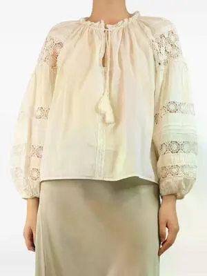 Ulla Johnson Crochet Detail Blouse
