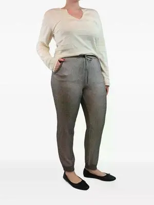 Missoni Cuffed Lurex Trousers - Grey