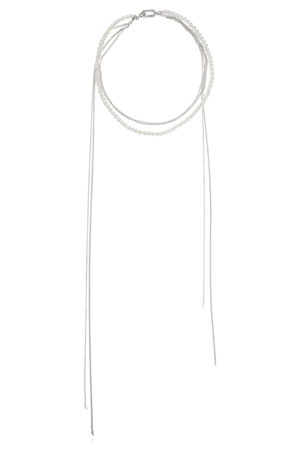 ALLSAINTS Glass Pearl Necklace