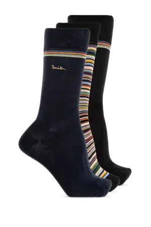 Paul Smith Three-pack Of Socks - Multicolour